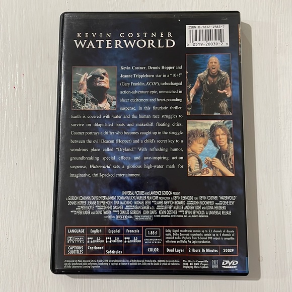 Media | Kevin Costner Waterworld Dvd | Poshmark